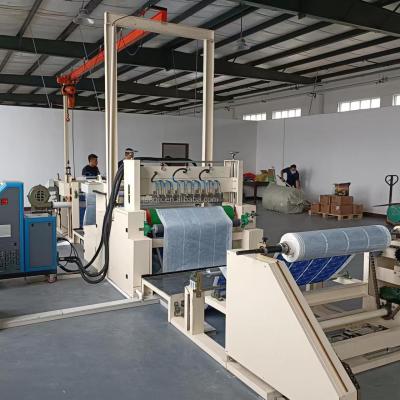China Full Automatic Hot Melt Glue Spraying Laminating Machine for Hot Compress Steam Eye Mask for sale