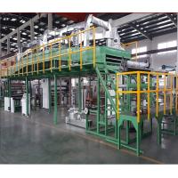 China 18500mm*3000mm*4550mm Clothing BOPP PET Film Laminating Machine with Water Based Glue for sale