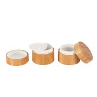 China Natural Bamboo PP Liner Cosmetic Cream Jar 10ml 30ml 50ml 100ml 150ml 200ml 250ml for sale