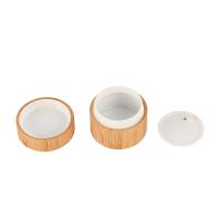 China Natural Bamboo PP Liner Cosmetic Cream Jar 10ml 30ml 50ml 100ml 150ml 200ml 250ml for sale
