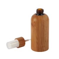 China Bamboo Glass Liner Toner Perfume Sprayer Bottle 5ml 10ml 15ml 20ml 30ml 50ml 100ml 150ml for sale