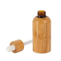 China Eco Friendly Bamboo Essential Oil Cosmetic Dropper Bottle 10ml 15ml 20ml 30ml 50ml 100ml for sale