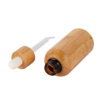 China Eco Friendly Bamboo Essential Oil Cosmetic Dropper Bottle 10ml 15ml 20ml 30ml 50ml 100ml for sale