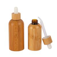 China Eco Friendly Bamboo Essential Oil Cosmetic Dropper Bottle 10ml 15ml 20ml 30ml 50ml 100ml for sale