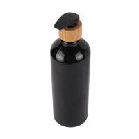 China Black Round Shoulder PET Cosmetic Bottle 100ml 120ml 150ml 180ml 200ml 250ml 300ml for sale