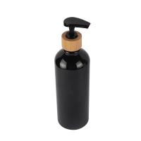 China Black Round Shoulder PET Cosmetic Bottle 100ml 120ml 150ml 180ml 200ml 250ml 300ml for sale