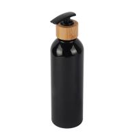 China Black Round Shoulder PET Cosmetic Lotion Bottle 60ml 80ml 100ml 120ml 150ml 180ml 200ml 250ml 300ml for sale