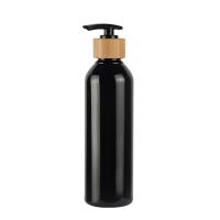 China Black Round Shoulder PET Cosmetic Lotion Bottle 60ml 80ml 100ml 120ml 150ml 180ml 200ml 250ml 300ml for sale