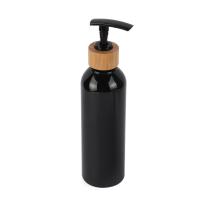 China Black Round Shoulder PET Cosmetic Lotion Bottle 60ml 80ml 100ml 120ml 150ml 180ml 200ml 250ml 300ml for sale