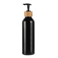 China Black Round Shoulder PET Cosmetic Lotion Bottle 60ml 80ml 100ml 120ml 150ml 180ml 200ml 250ml 300ml for sale