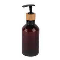 China 7oz 10oz 16oz Cosmetic Lotion Bottle Slanted Shoulder 200ml 300ml 500ml Amber PET Bottle for sale