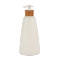 China Refillable Conical HDPE Cosmetic Lotion Bottle 200ml 250ml 300ml 500ml 7oz 8oz 10oz 16oz for sale