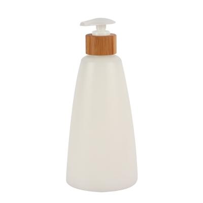 China Refillable Conical HDPE Cosmetic Lotion Bottle 200ml 250ml 300ml 500ml 7oz 8oz 10oz 16oz for sale