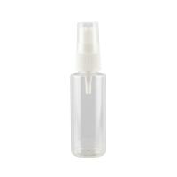 China White Striped Plastic 24/410 Face Cream Pump Bottle With A Cover Dispensing Pump Bottle for sale