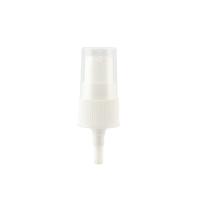 China White Striped Plastic 24/410 Face Cream Pump Bottle With A Cover Dispensing Pump Bottle for sale