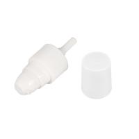 China White PP Plastic Screw Lotion Pump 20/410 Press Type Cream Dispenser Pump for sale