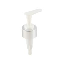 China 24/410 28/410 Mirror Finish Plastic Lotion Pump Dispenser Shampoo Travel Bottles Pump for sale