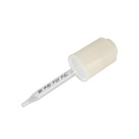 China 0.25ml - 1ml Glass Dropper 20/410 Off White Press Type Glass Graduated Pipette for sale