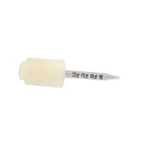 China 0.25ml - 1ml Glass Dropper 20/410 Off White Press Type Glass Graduated Pipette for sale