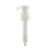 China 28/410 38/410 White Plastic Syrup Dispenser Pump For Salad Dressing And Jam for sale