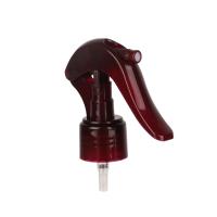 China Wine Red Plastic Mini Trigger Sprayer 28/410 For Gardening House Cleaning for sale