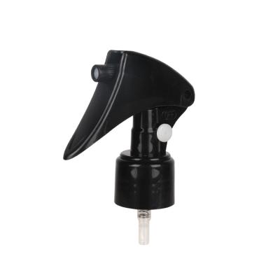 China 24/410 Black PP Mini Trigger Sprayer Perfume And Toner Atomizer With Lockable Switch for sale