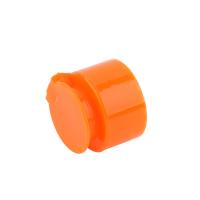 China Orange 24/410 Plastic PP Flip Top Bottle Cap For Shampoo And Toothpaste Bottles for sale