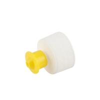 China White Yellow 24/410 Push Pull Cap For Plastic Cleanser Essence Bottle for sale
