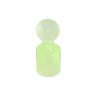 China Semi Transparent Green PP Plastic Flip Top Cap 24/410 For Lotion And Cleanser Essence for sale