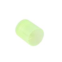 China Semi Transparent Green PP Plastic Flip Top Cap 24/410 For Lotion And Cleanser Essence for sale