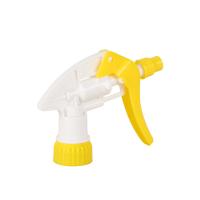 China 28/400 Yellow PP Plastic Trigger Sprayer For Flower Watering Disinfection and Cleaning for sale