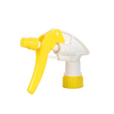 China 28/400 Yellow PP Plastic Trigger Sprayer For Flower Watering Disinfection and Cleaning for sale