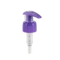 China Purple 28/410 Left Right Cream Lotion Pump Plastic Shampoo Lotion Pump for sale
