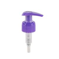 China Purple 28/410 Left Right Cream Lotion Pump Plastic Shampoo Lotion Pump for sale