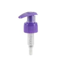 China Purple 28/410 Left Right Cream Lotion Pump Plastic Shampoo Lotion Pump for sale