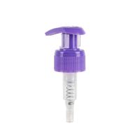 China Purple 28/410 Left Right Cream Lotion Pump Plastic Shampoo Lotion Pump for sale