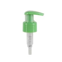China 28/410 Green Lotion Pump Plastic Smooth Left Right Lock Cosmetic Lotion Pump for sale