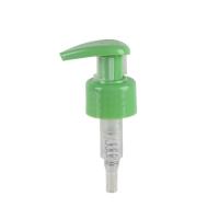 China 28/410 Green Lotion Pump Plastic Smooth Left Right Lock Cosmetic Lotion Pump for sale