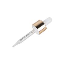 China Shiny Frosted Rubber Cosmetic Dropper 18/410 Essential Oil Graduated Glass Pipette for sale