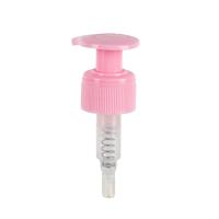 China 24/410 28/410 Pink Left Right Lock Pump Plastic Lotion Dispenser Pumps for sale