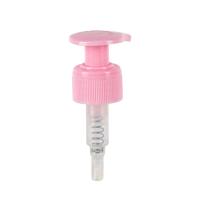 China 24/410 28/410 Pink Left Right Lock Pump Plastic Lotion Dispenser Pumps for sale