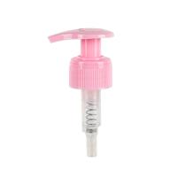 China 24/410 28/410 Pink Left Right Lock Pump Plastic Lotion Dispenser Pumps for sale