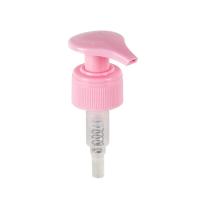 China 24/410 28/410 Pink Left Right Lock Pump Plastic Lotion Dispenser Pumps for sale