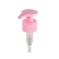 China 24/410 28/410 Pink Left Right Lock Pump Plastic Lotion Dispenser Pumps for sale
