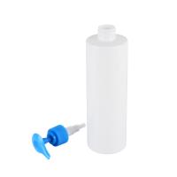 China 250ml White Plastic Cosmetic Lotion Bottle 24/410 28/410 Lotion Packaging Bottle for sale