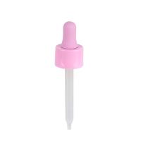 China 20/410 Nipple Shaped Plastic Cosmetic Dropper Closure Leak Proof Essential Oil Dropper for sale