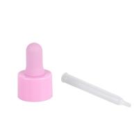 China 20/410 Nipple Shaped Plastic Cosmetic Dropper Closure Leak Proof Essential Oil Dropper for sale