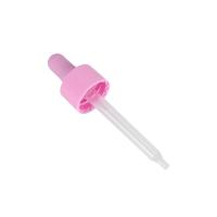 China 20/410 Nipple Shaped Plastic Cosmetic Dropper Closure Leak Proof Essential Oil Dropper for sale
