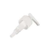 China Flat Headed Plastic PP Ribbed Screw Lotion Pump Shower Cream Press Dispenser 28/410 for sale