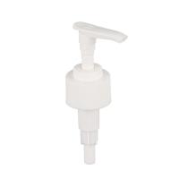 China Flat Headed Plastic PP Ribbed Screw Lotion Pump Shower Cream Press Dispenser 28/410 for sale